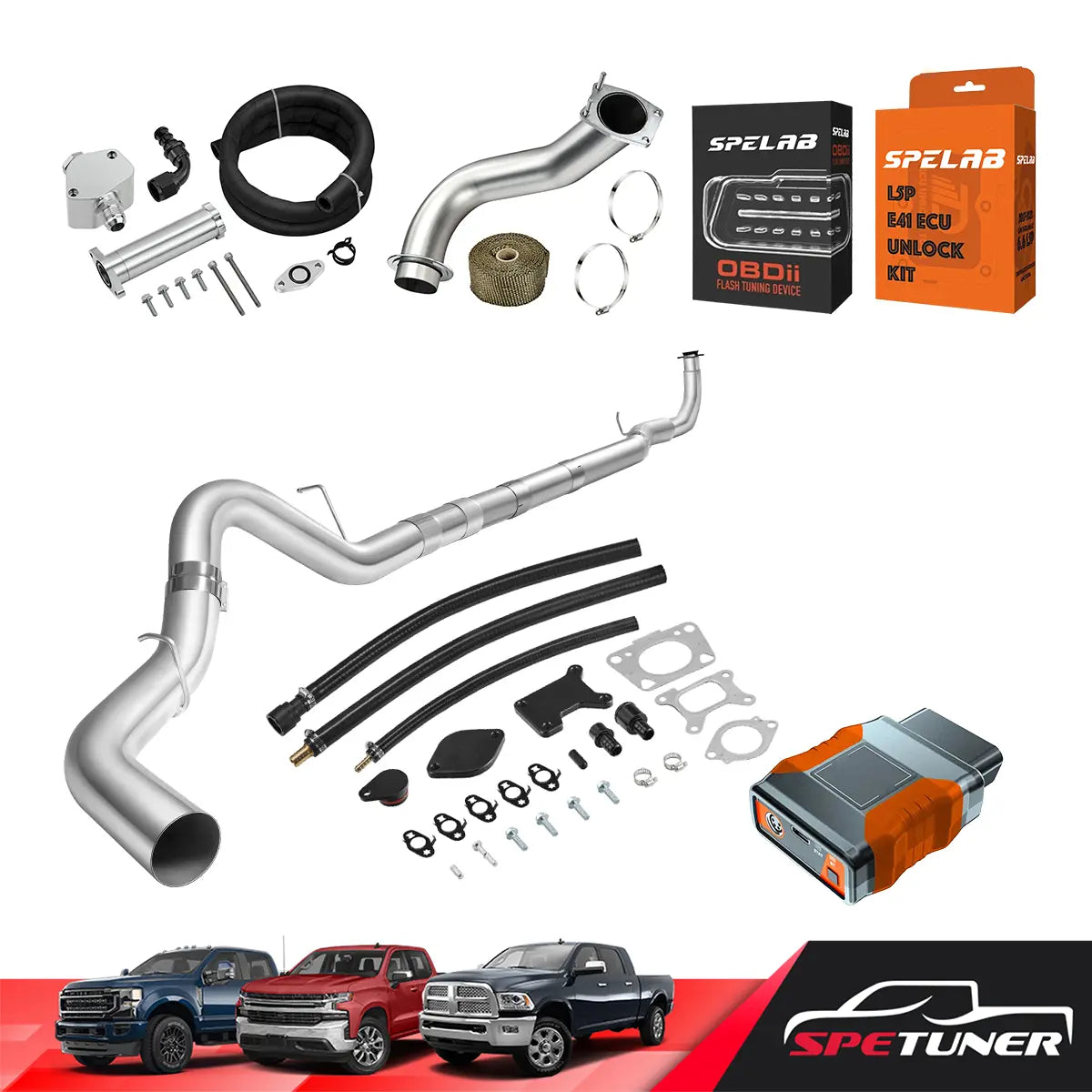 DPF/CCV/EGR/DEF Delete 2017-2023 L5P 6.6L Duramax Kit – SPEtuner