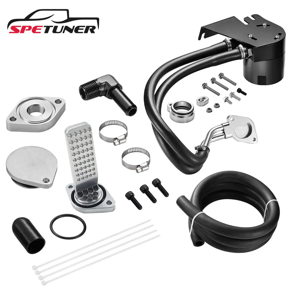 6.7L Powerstroke CCV Delete Kit w/ Catch Can | 2011+ Ford – SPEtuner